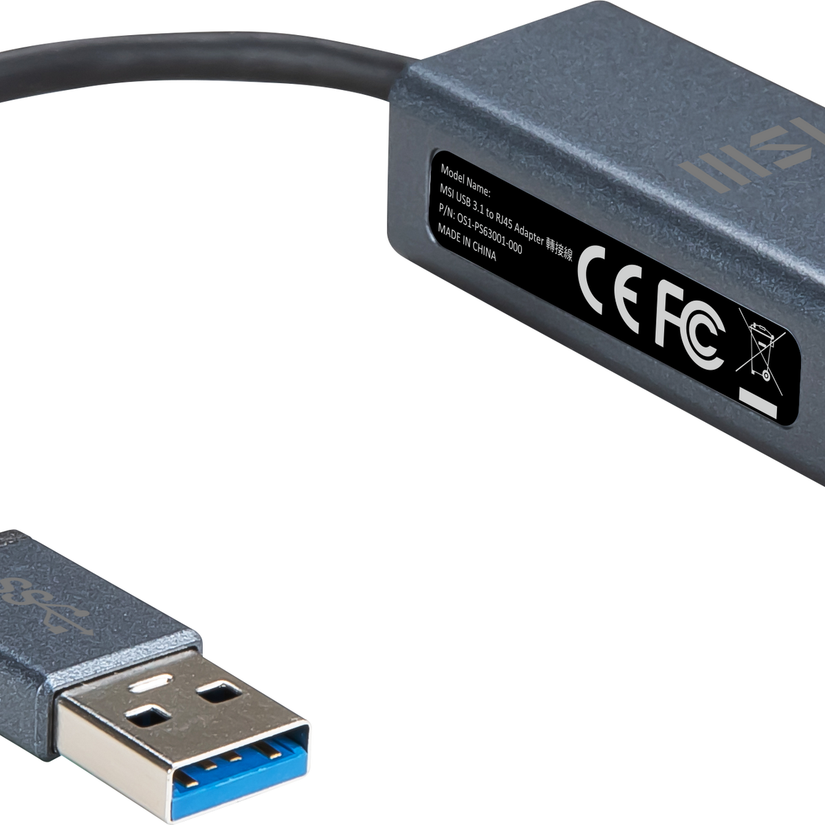 USB Typ-A Gigabit Ethernet Adapter – MSI e-Shop | Offiziell von MSI ...